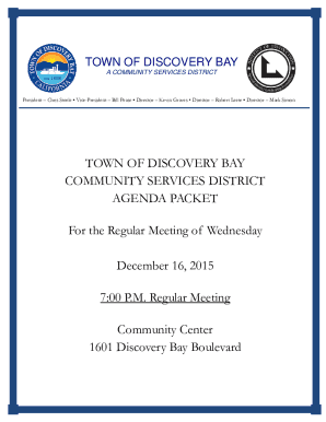 Fillable Online 12-16-15 Agenda Meeting Cover Sheet Fax Email Print ...