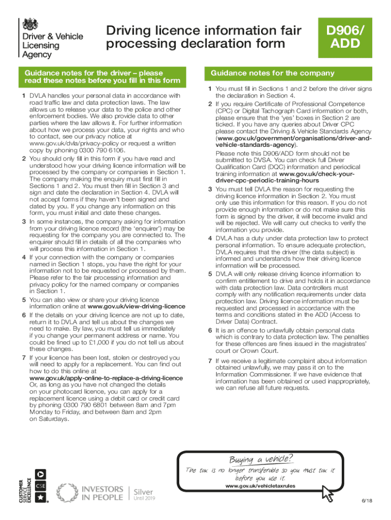 Fillable Online D906 Form - Fill Online, Printable, Fillable ...