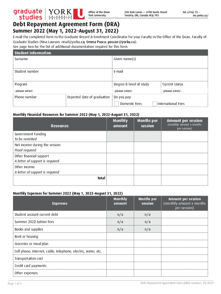Fillable Online Debt Repayment Agreement Letter - Templates # ...