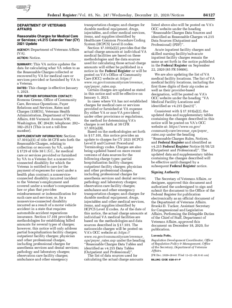 Fillable Online Department of Veterans Affairs VA DIRECTIVE ...