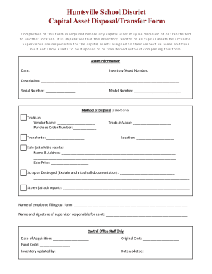 Fillable Online Asset Disposal - Definition, Journal Entries, Financial ...