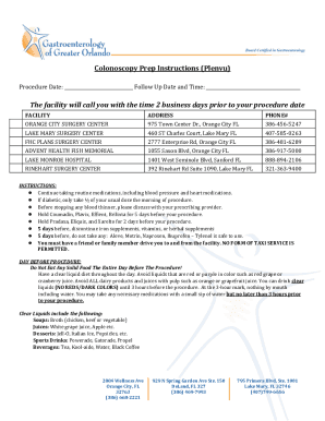 Fillable Online 03121--Plenvu Bowel Prep Instructions (patient handout ...