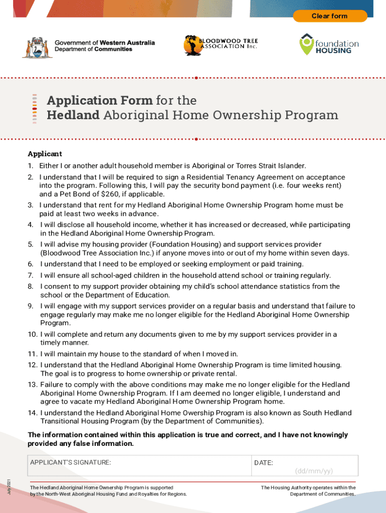 Fillable Online Application Form for Transitional Housing. Application ...