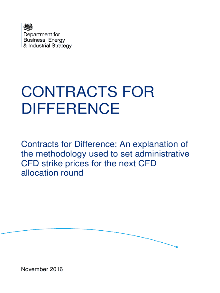 Fillable Online Contract for Differences (CFDs) Overview ... Fillable Online Contract for Differences (CFDs) Overview ...