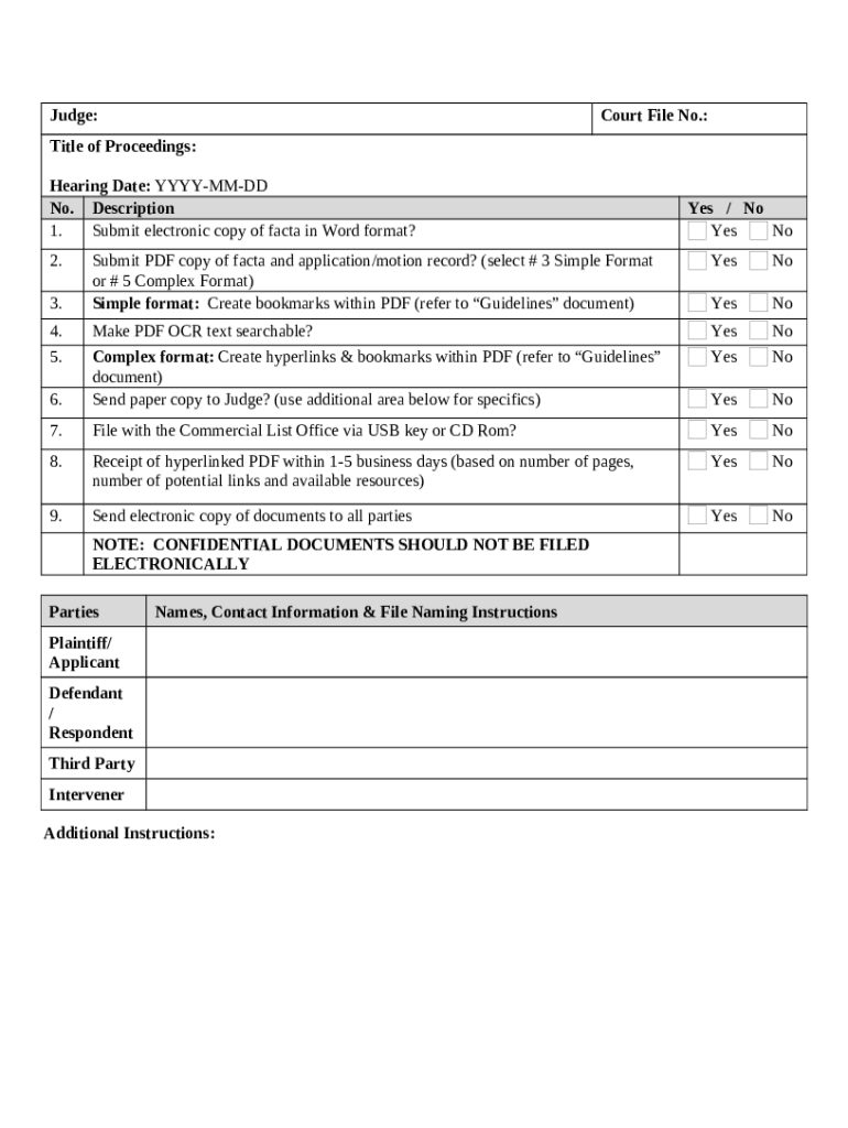 Commercial E-Delivery. Commercial List, Doc Template | pdfFiller