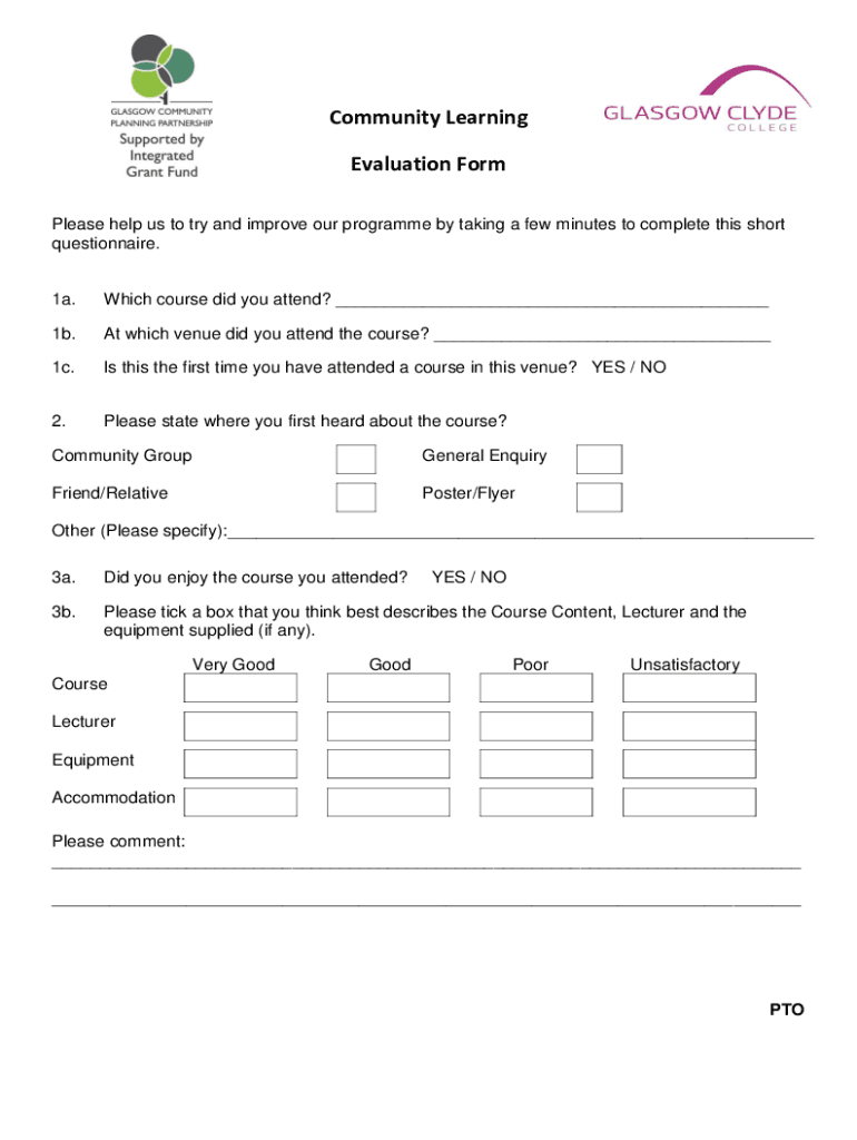 Fillable Online www.sampleforms.comprogram-evaluation-formFREE 13 ...