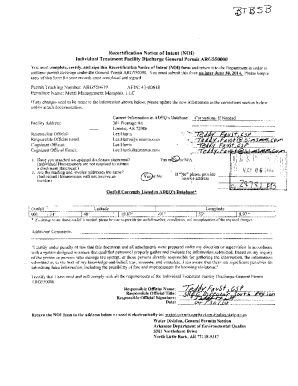 Fillable Online www.adeq.state.ar ...