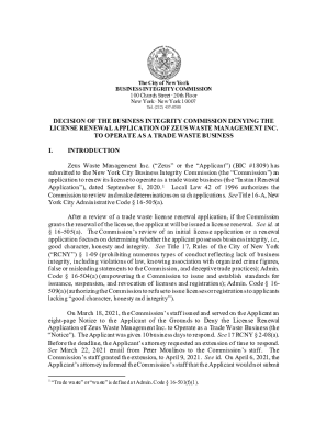 Fillable Online New York City Business Integrity Commission 100 Church ...