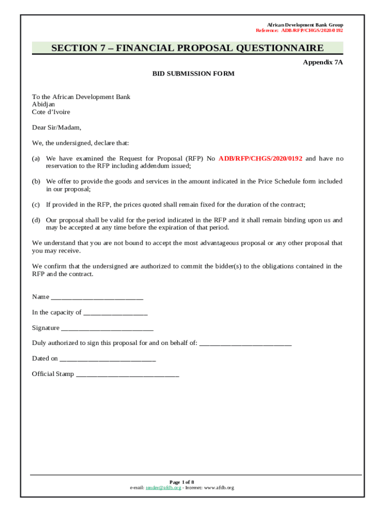 www.afdb.orgsitesdefaultSECTION 7FINANCIAL PROPOSAL QUESTIONNAIRE ...