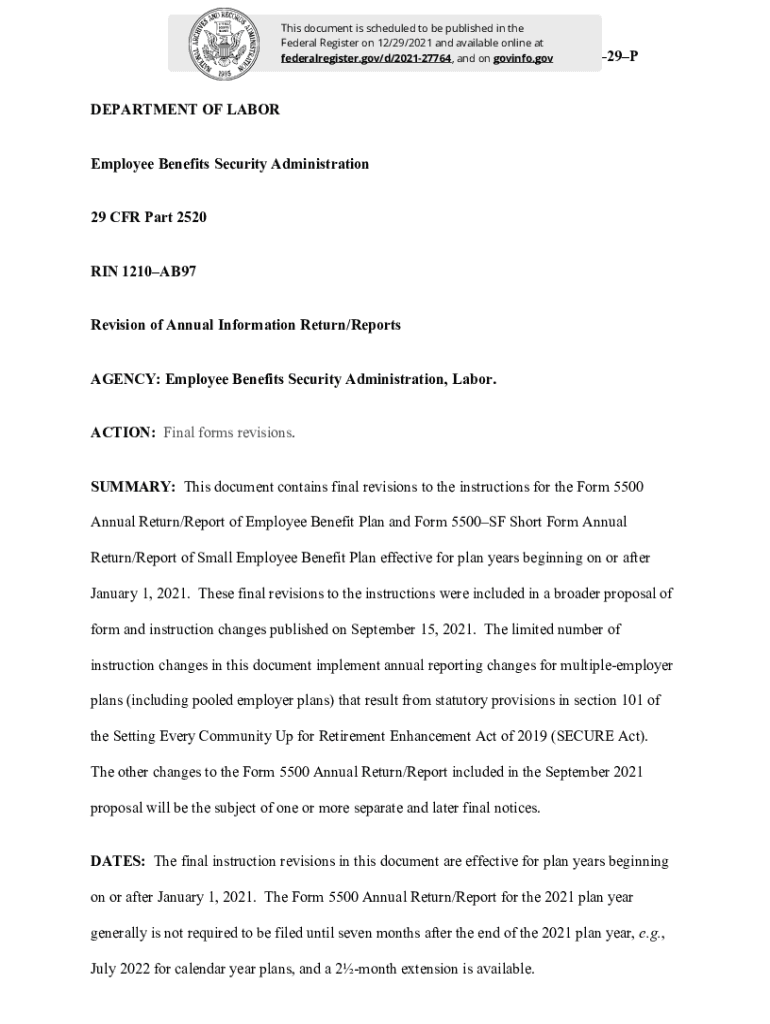 Fillable Online public-inspection.federalregister.gov 2021 ...