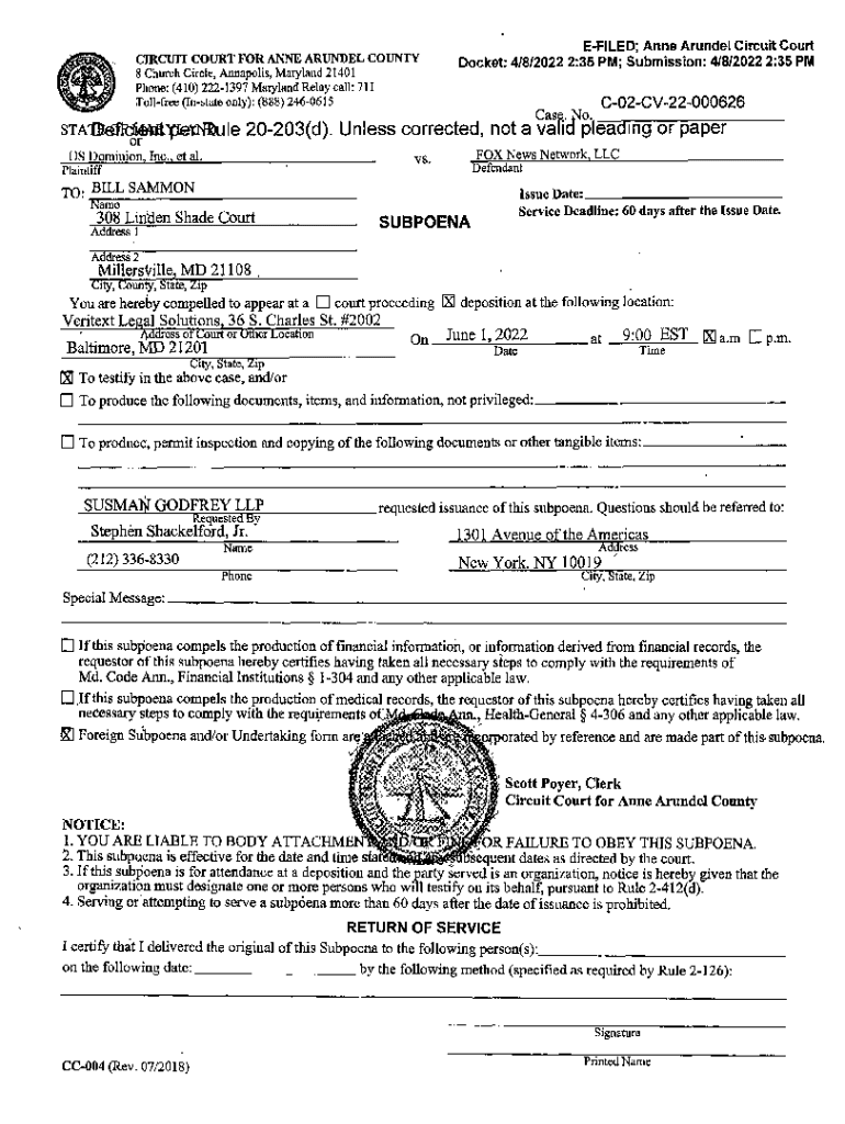 Fillable Online Anne Arundel CountyMaryland CourtsMarriage Licenses ...