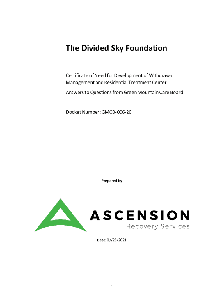 Fillable Online Letter of Intent - The Divided Sky Foundation and ...