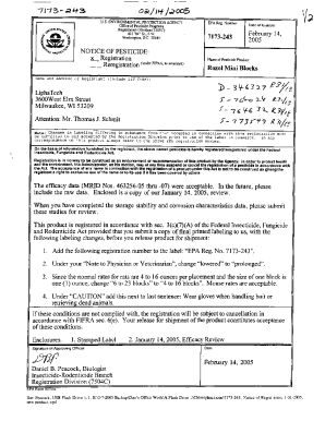 Fillable Online U.S. EPA, Pesticide Product Label, ROZOL MINI BLOCKS ...