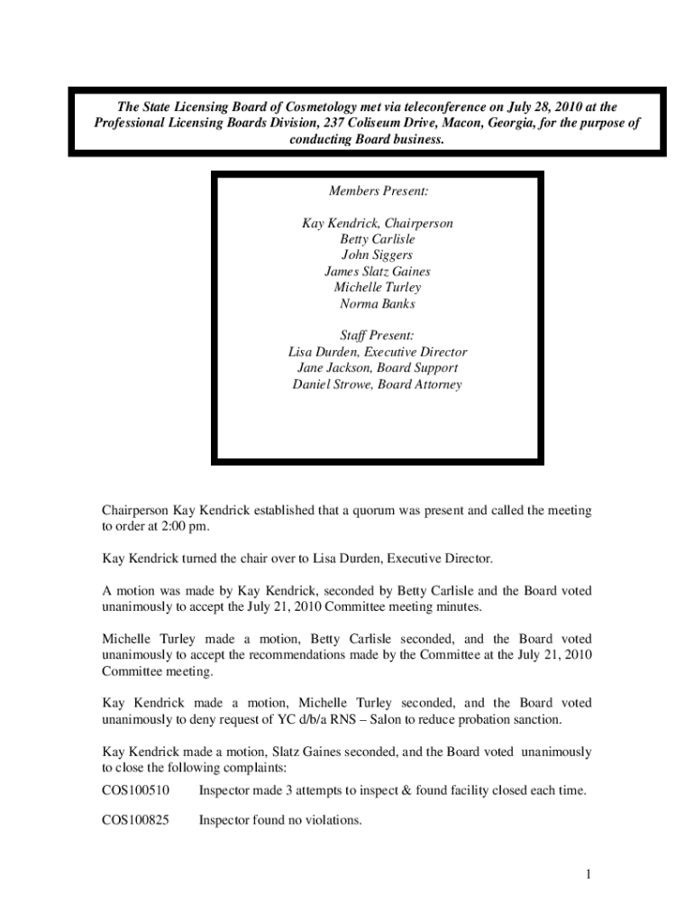 Fillable Online sos ga State Licensing Board for Residential and ...