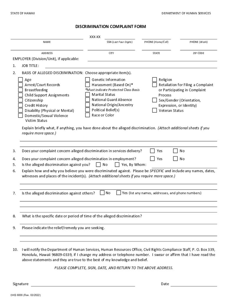 Fillable Online www.fill.ioTitle-IX-Discrimination-Complaint-FormFill - Free fillable Title IX ...