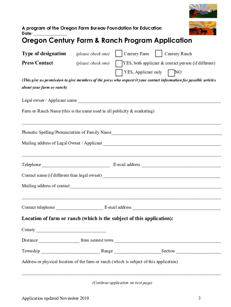 Fillable Online oregondigital.orgsetsocfrpOregon Century Farm and Ranch ...
