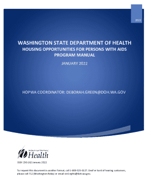 Fillable Online doh wa doh.wa.gov Washington State Department of Health ...