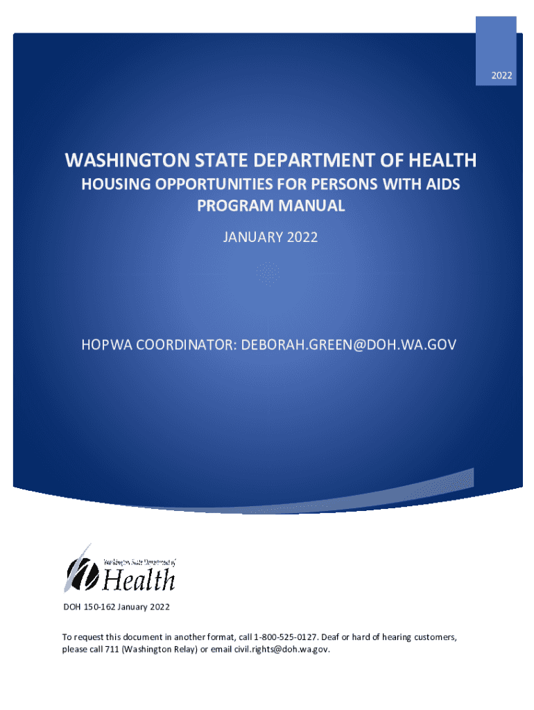 Fillable Online doh wa doh.wa.gov Washington State Department of Health ...