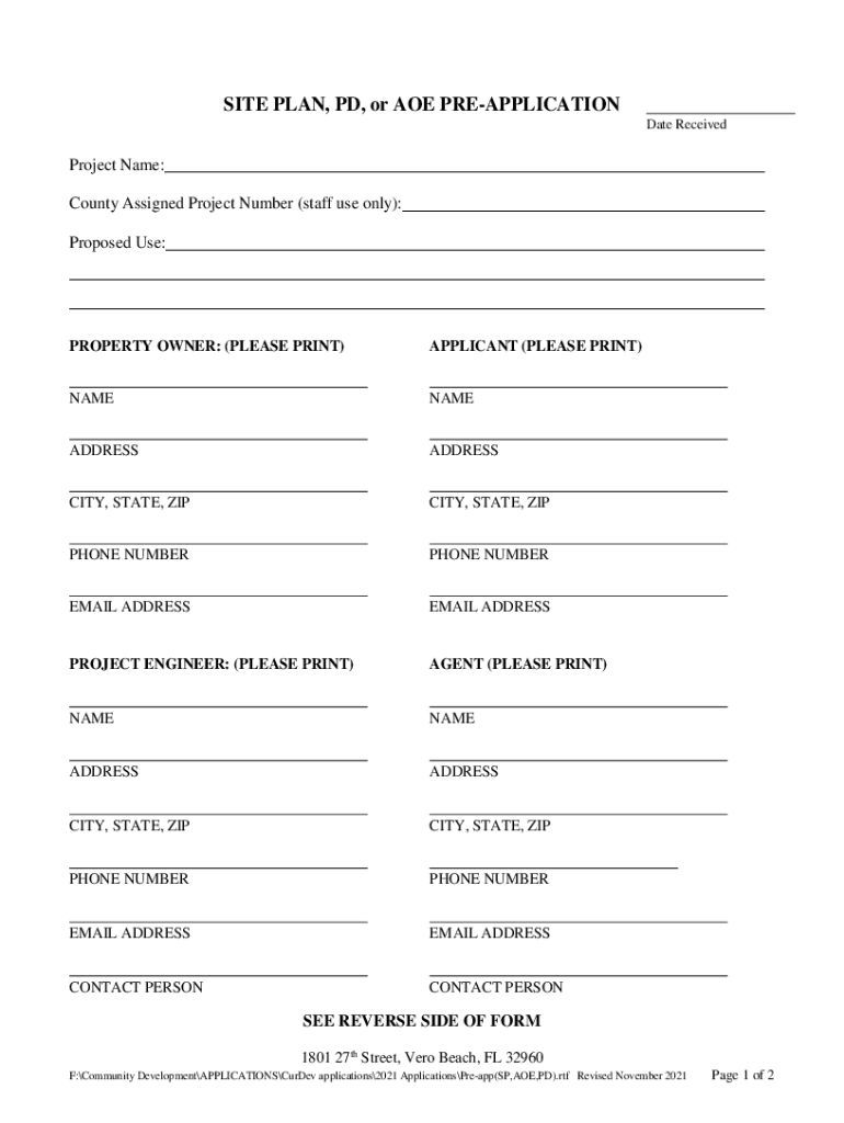 Fillable Online www.pdffiller.com16096532--SITE-PLAN-PREFillable Online ...