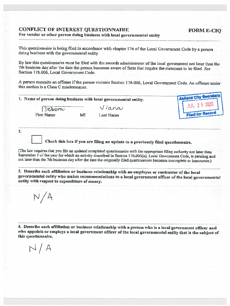 Fillable Online www.sjra.netwp-contentuploadsCONFLICT OF INTEREST ...