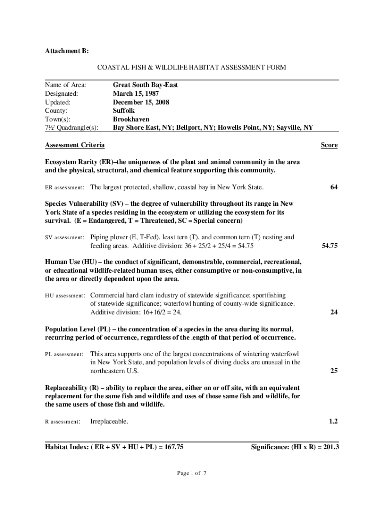 Fillable Online dos ny www.nrc.govdocsML0712COASTAL FISH & WILDLIFE ...