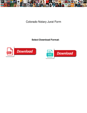 Fillable Online Colorado Notary Jurat Form. Colorado Notary Jurat Form ...