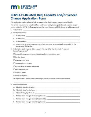 Fillable Online PDF Nursing Home Capacity Waiver - Minnesota Department ...