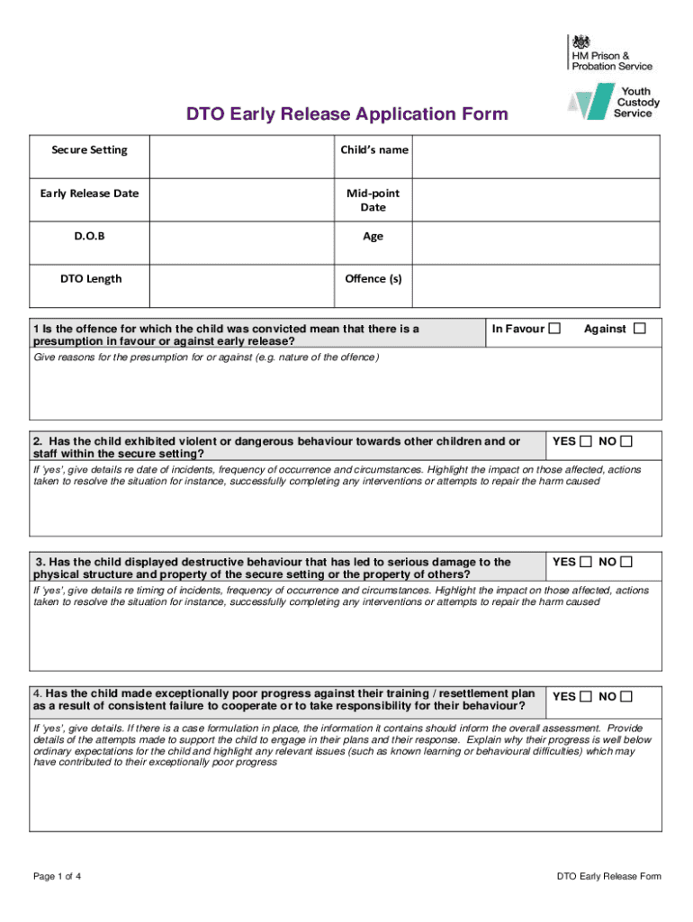 Fillable Online assets.publishing.service.gov.ukgovernmentDTO Early ...