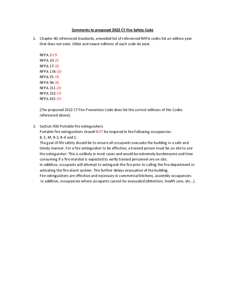 Fillable Online portal.ct.gov-media2022 State Building, Fire Safety & Fire Prevention Codes Fax ...