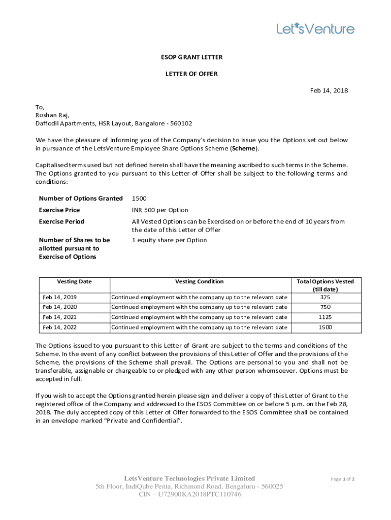 Fillable Online Regulation 30Disclosure of ESOP Grant - Mafatlal ...