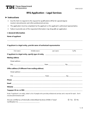 Fillable Online www.tdi.texas.govformsTDI Forms Index - Texas ...