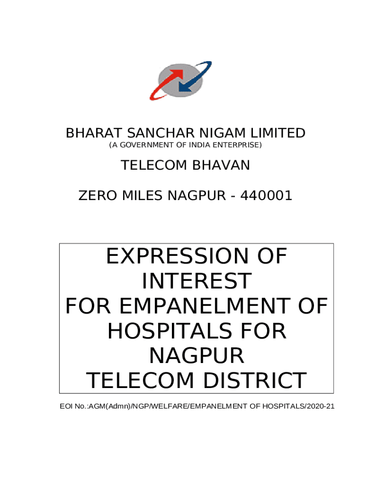 Bharat Sanchar Nigam Limited (a Govt. of India Enterprise) Doc Template | pdfFiller