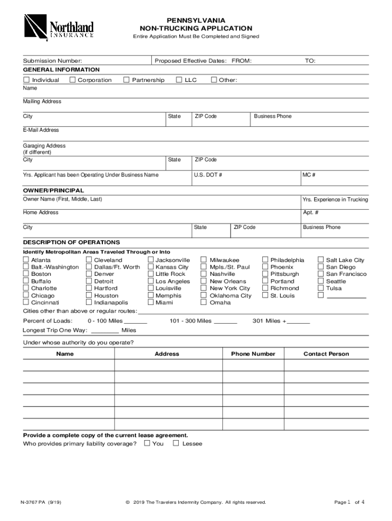 Fillable Online NEW JERSEY NON-TRUCKING APPLICATION - Interstate ...