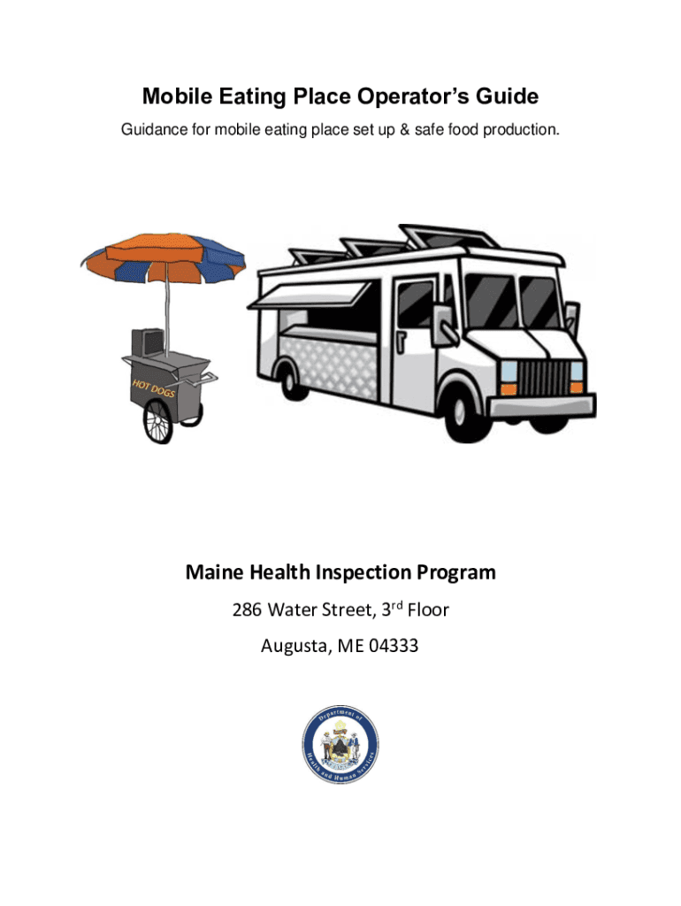 Fillable Online STATE OF MAINE HEALTH INSPECTION PROGRAM LICENSE ...