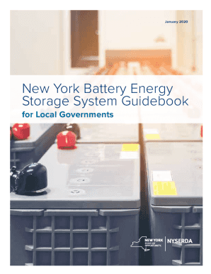 Fillable Online New York State Battery Energy Storage System Guidebook Fax Email Print - pdfFiller