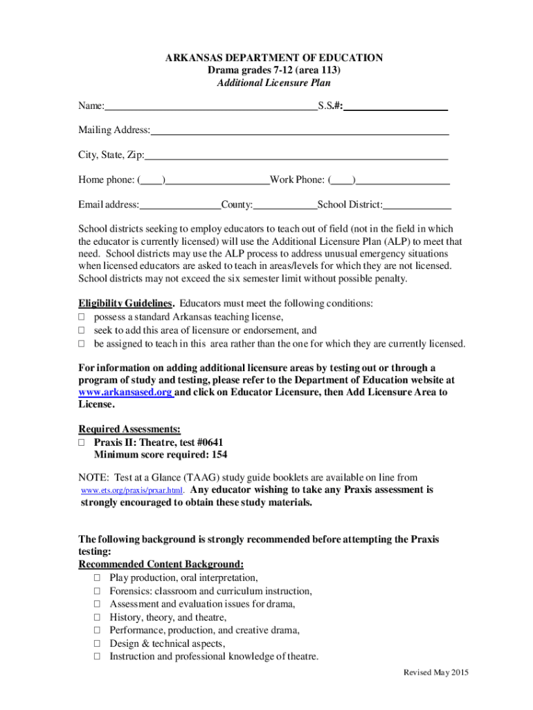 Fillable Online dese.ade.arkansas.govFiles20201103151713DramaAdditional ...