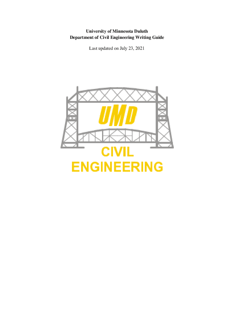 Fillable Online scse d umn University of Minnesota Duluth Department of ...