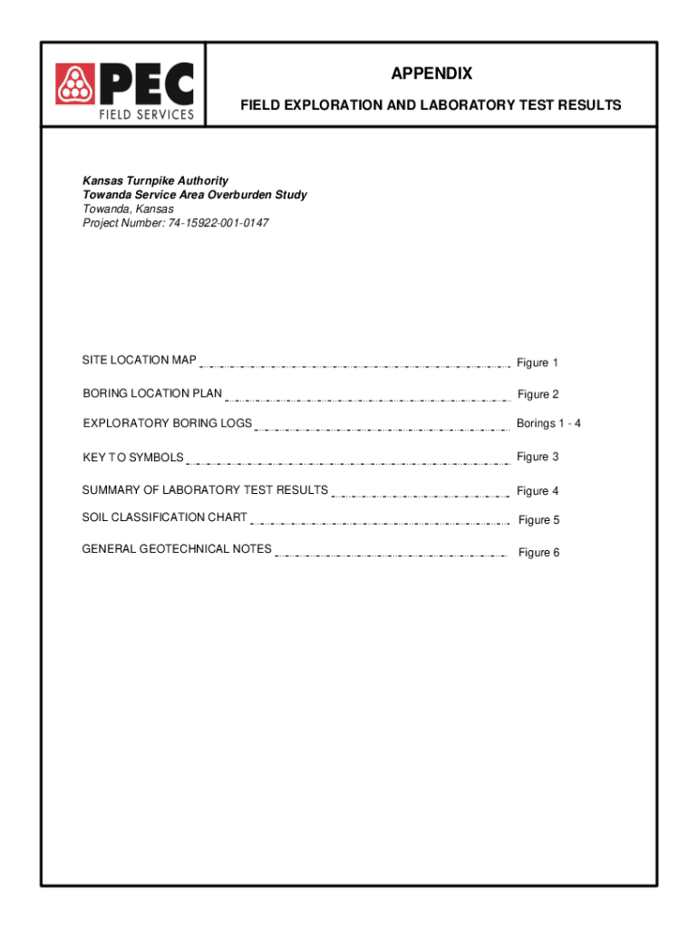Fillable Online Geotechnical Forms. Allied Labs Basic Page Layout Fax ...