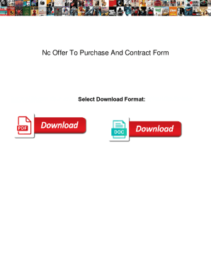 Fillable Online Fill and Sign Nc Offer To Purchase And Contract Form 2 ...
