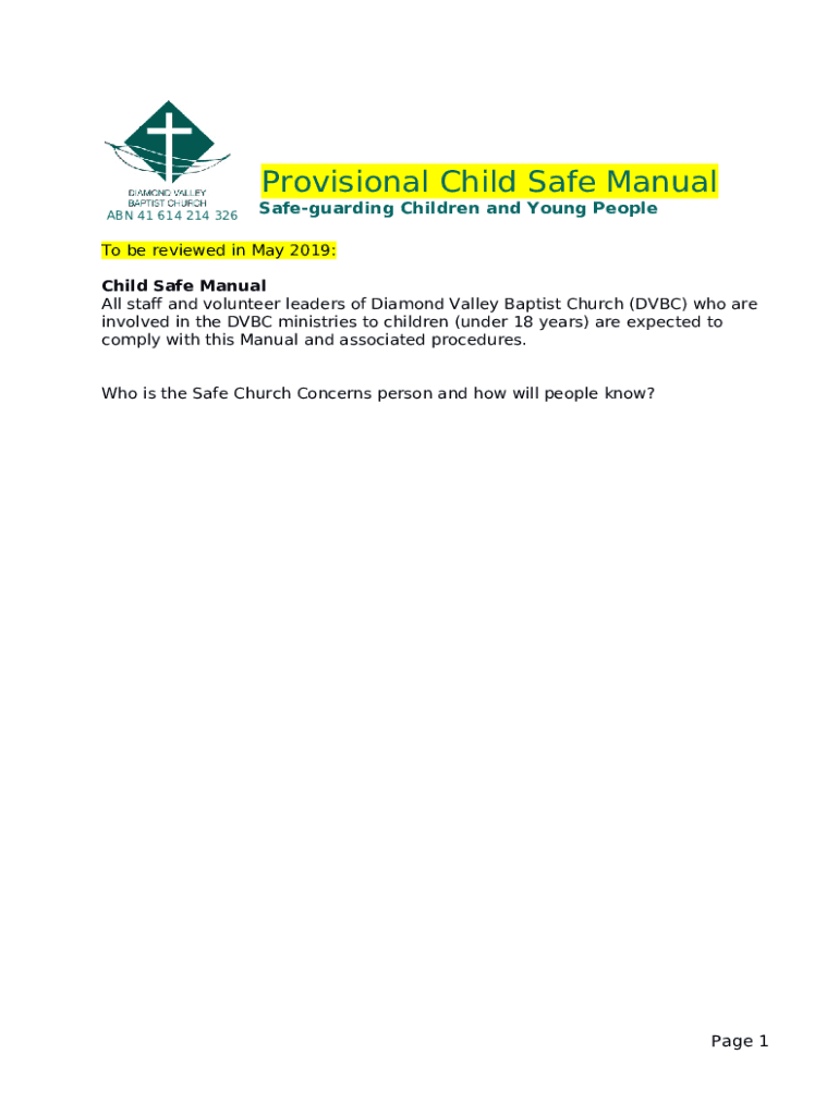 Safeguarding Children and Young People: A Working Manual for Child ...