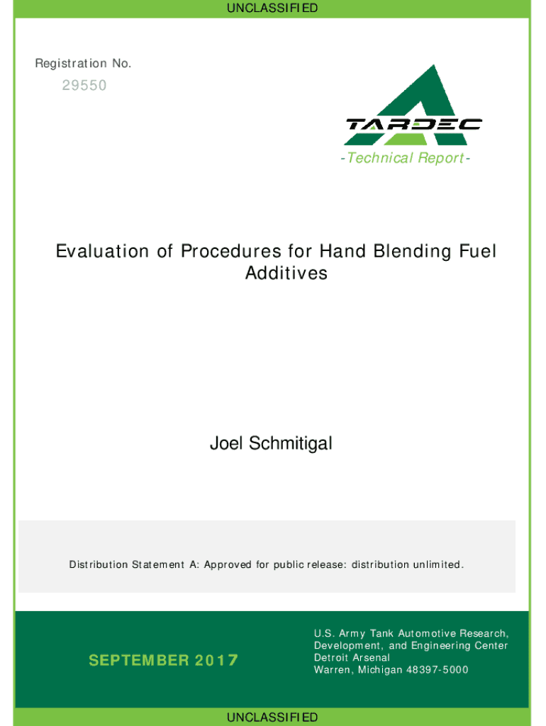 Fillable Online PROCEDURE FOR RECEIVING, HANDLING, AND BLENDING FUEL ...