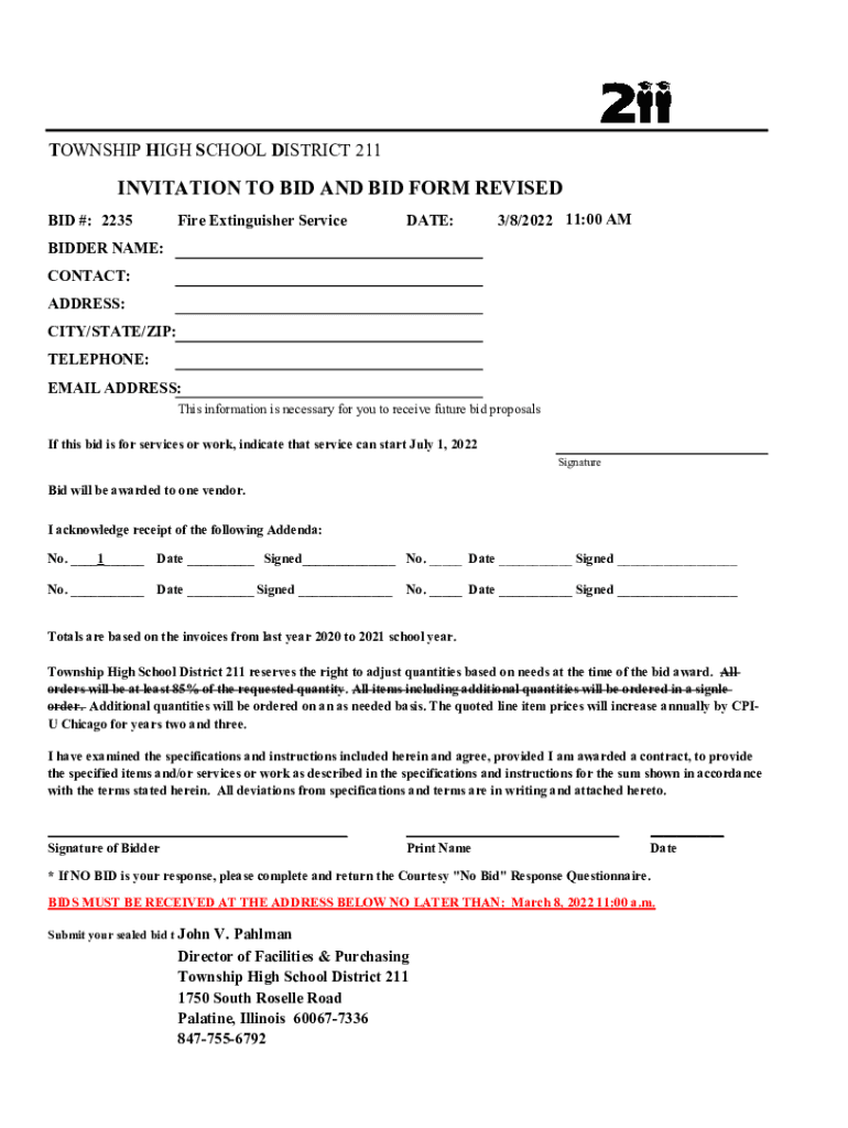 Fillable Online adc d211 www.oxnardunion.orgwp-contentuploadsBID FORM (REVISED per ADDENDUM #2 ...