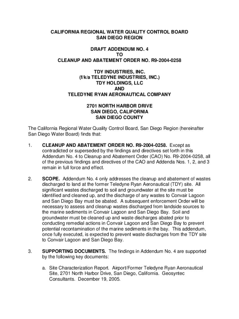 Fillable Online www.waterboards.ca.govAddendum3CALIFORNIA REGIONAL ...