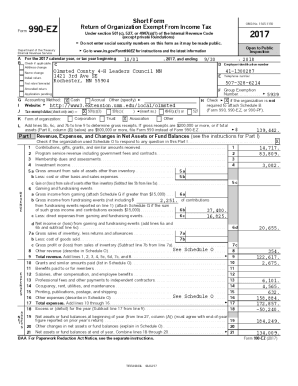 Fillable Online Form 990: Return of Organization Exempt From Income ...
