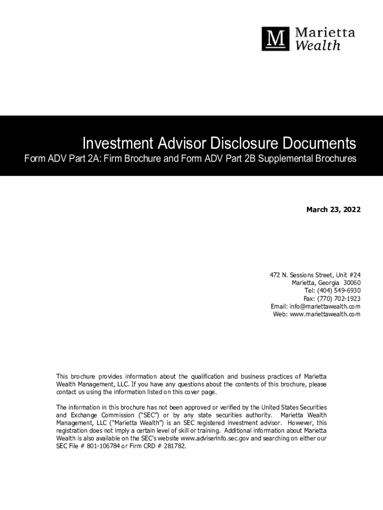 Fillable Online registeredadvisorservices.comform-adv-part-2Form ADV Part 2 Disclosure Brochure ...