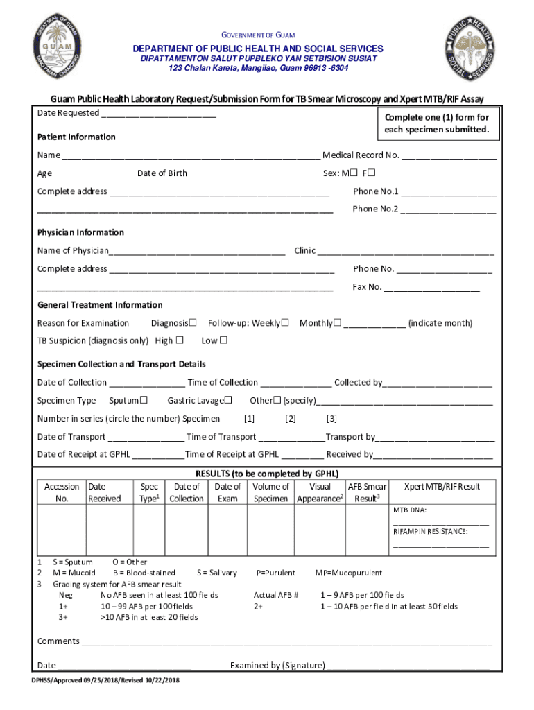 Fillable Online dphss.guamdev.com wp-content uploadsGuam Public Health ...