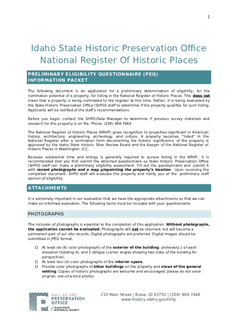 history.idaho.govdocumentpreliminaryPreliminary Eligibility ...