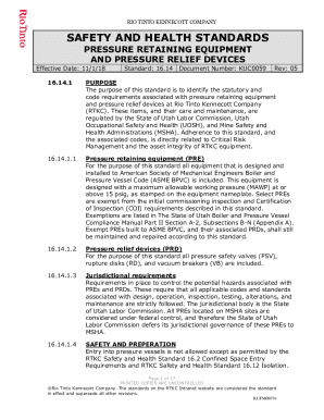 Fillable Online 16.14 Pressure Retaining Equipment and Relief Devices ...
