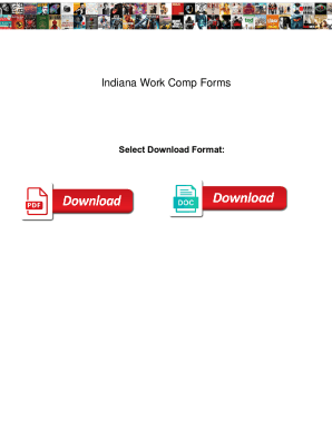 Fillable Online Indiana Work Comp Forms. Indiana Work Comp Forms ...