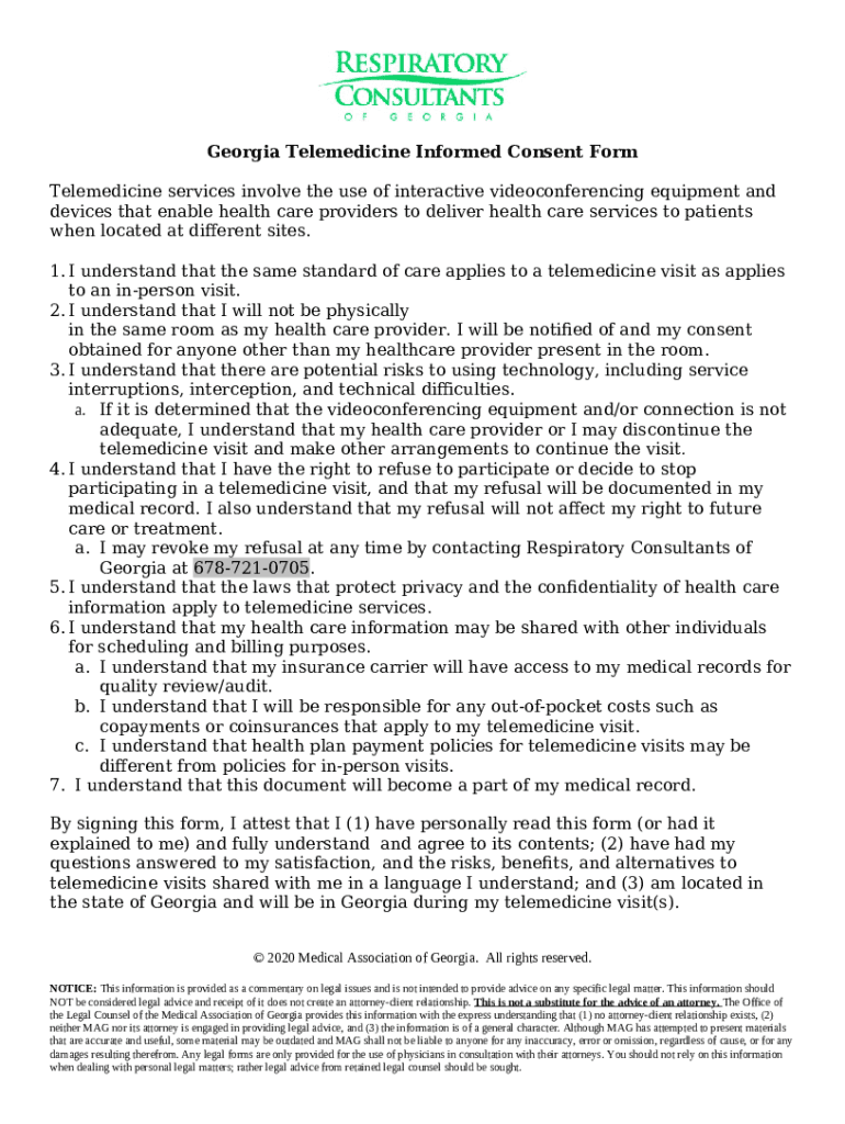 dbhdd.georgia.govdocumentTelehealth Member Consent - Georgia Department ...
